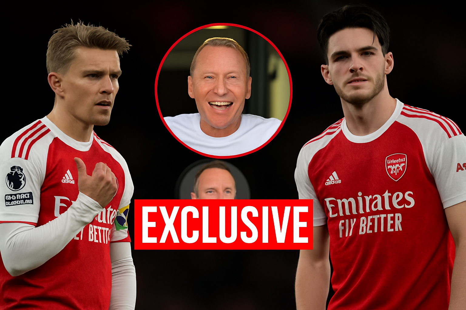 Az Arsenal Invincible után Declan Rice/Martin Odegaard csapatkapitányi ...